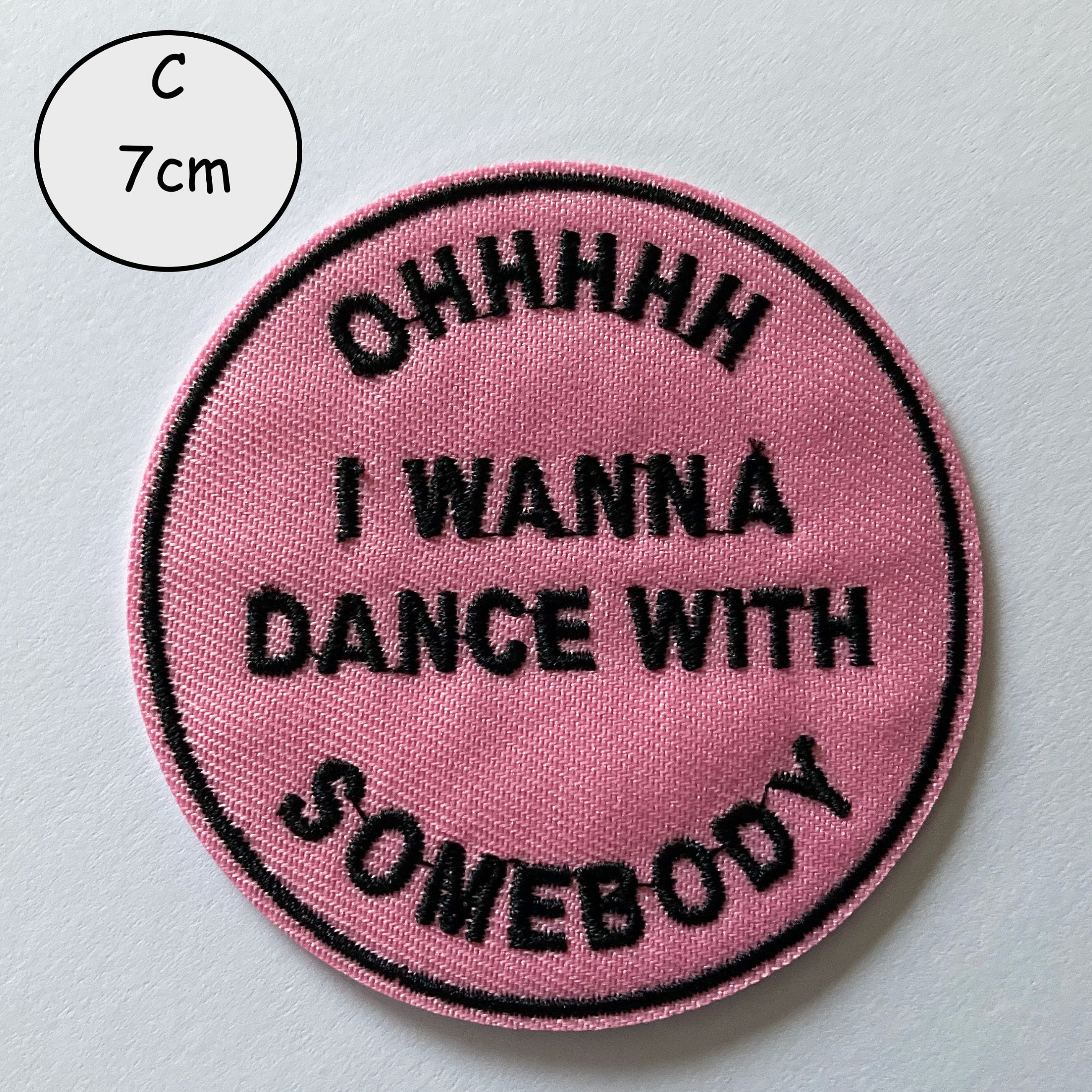 Round Popular Patches 6 DIFFERENT DESIGNS Embroidered Sew on / - Etsy UK