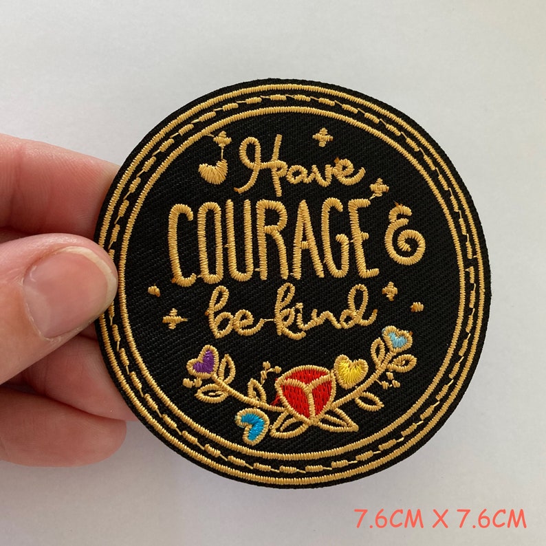 Round Popular Patches 6 DIFFERENT DESIGNS Embroidered Sew on / | Etsy UK