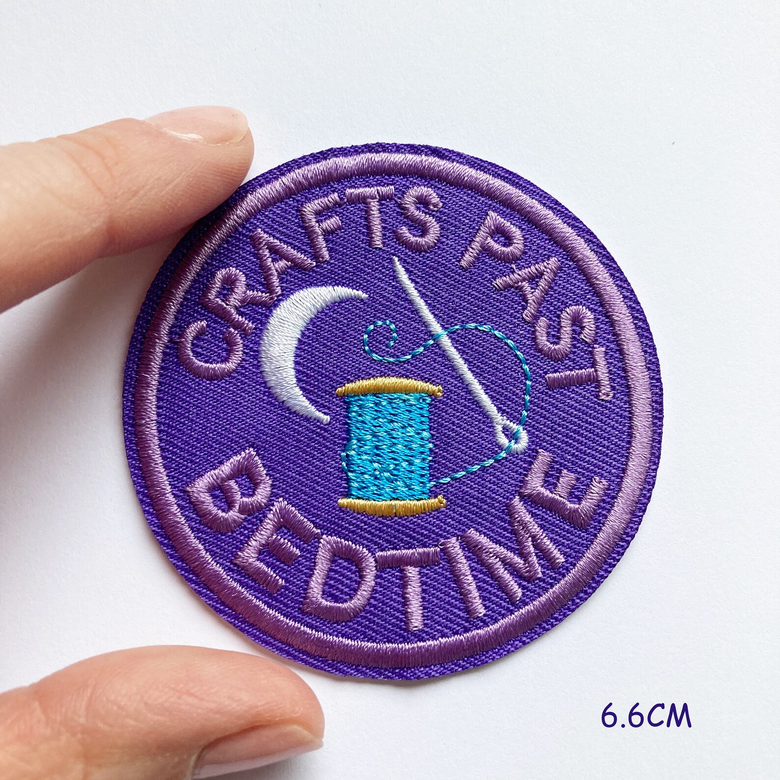 Round Popular Patches 6 DIFFERENT DESIGNS Embroidered Sew on / | Etsy UK