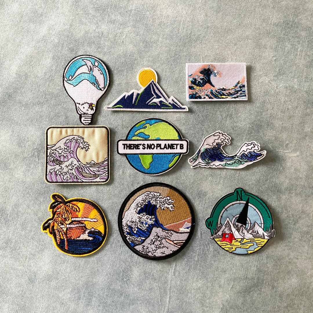 Embroidered Patches, Sew on / Iron On, Craft, Fun, Patch Badge Appliqué ...