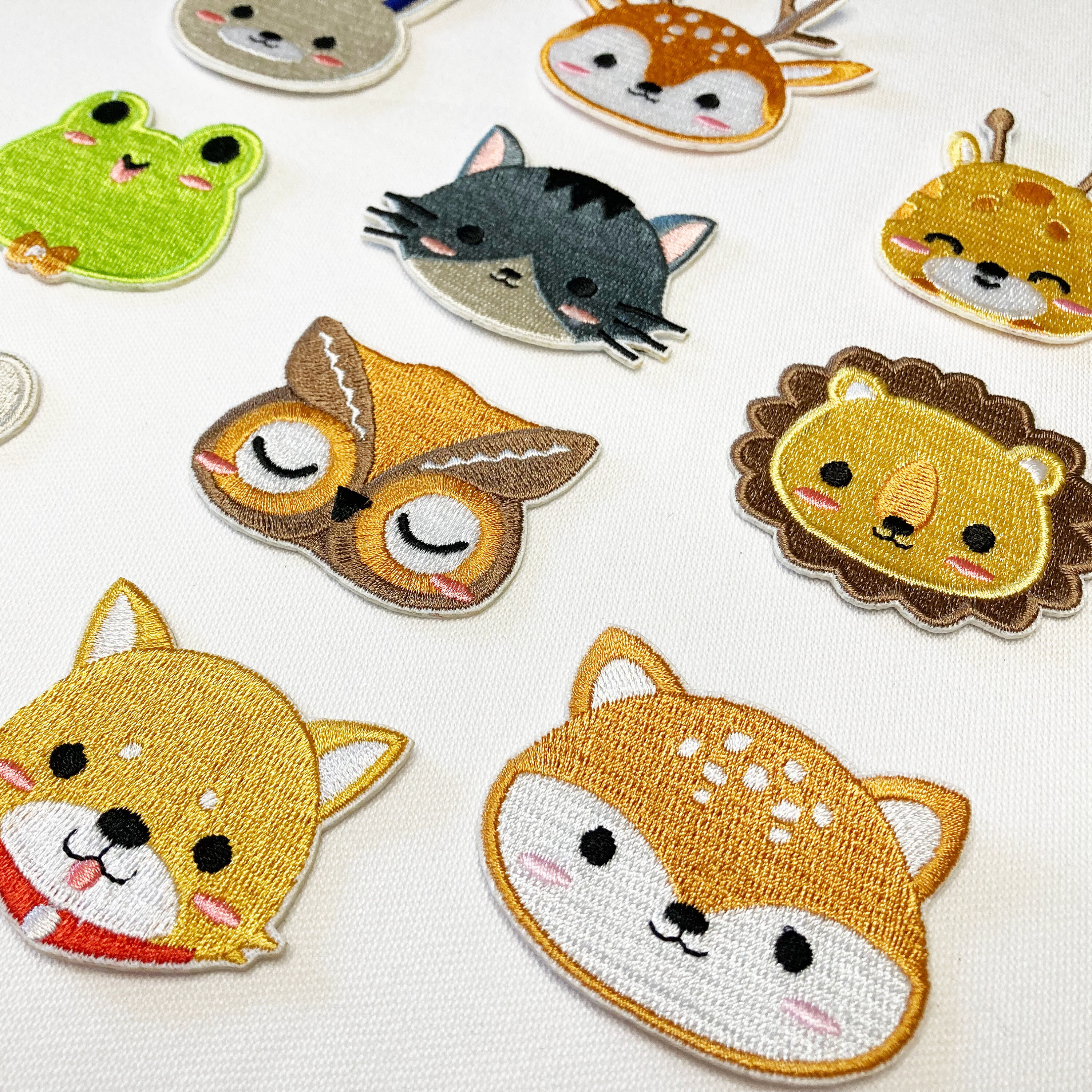 Embroidered Animals Iron On/sew on Patches, Kids, Deer, Bear, Nursery ...