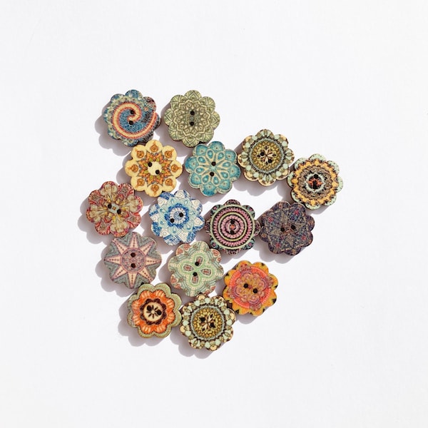 Bohemian Buttons - Etsy