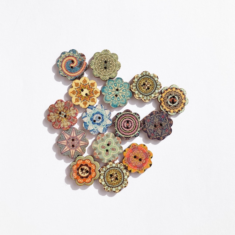 Bohemian Buttons - Etsy