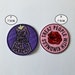 Round Popular Patches 6 DIFFERENT DESIGNS Embroidered Sew on / Iron on ...