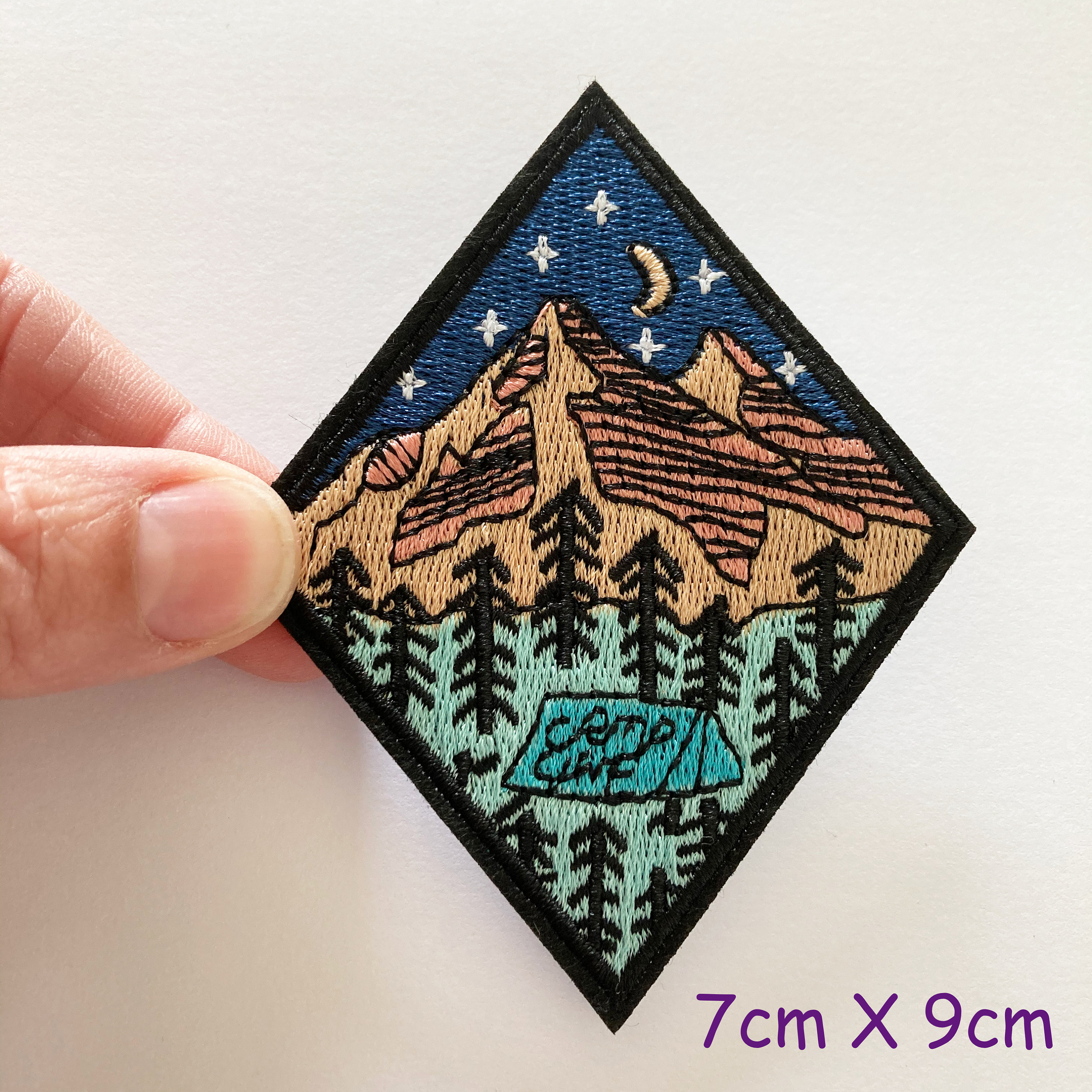 Travel Patches Embroidered Sew / Iron on Biker Nature Camping - Etsy