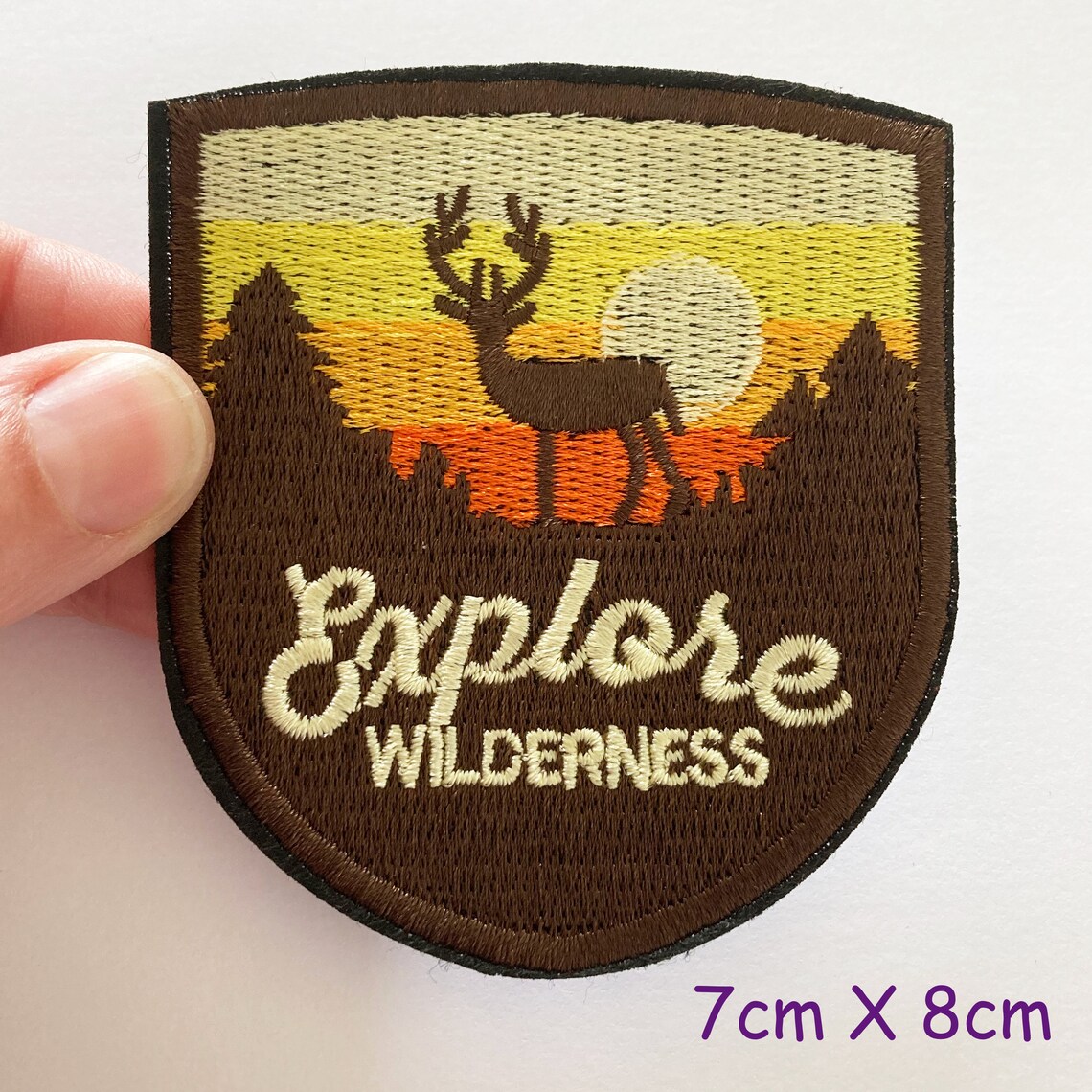 Travel Patches Embroidered Sew / Iron on Biker Nature Camping - Etsy
