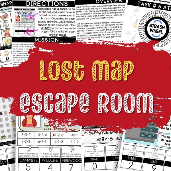 Escape Room Printable - Etsy