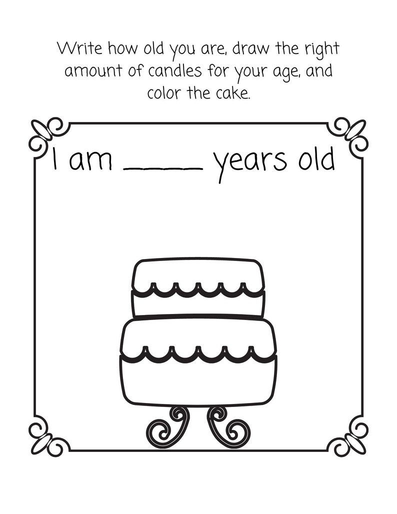 All About Me! Write, Color, and Draw. Kindergarden, Homeschool ...