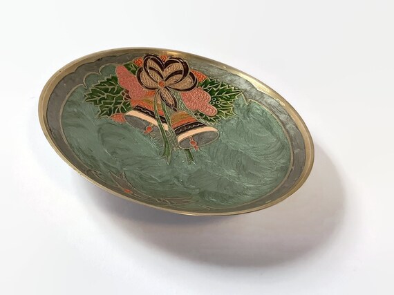 Vintage Small Serving Centerpiece Plate From Brass With | Etsy