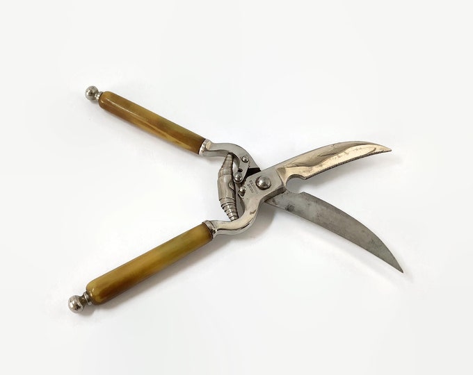 Vintage Steel Garden Scissors for Pruning and Cutting Branches ...