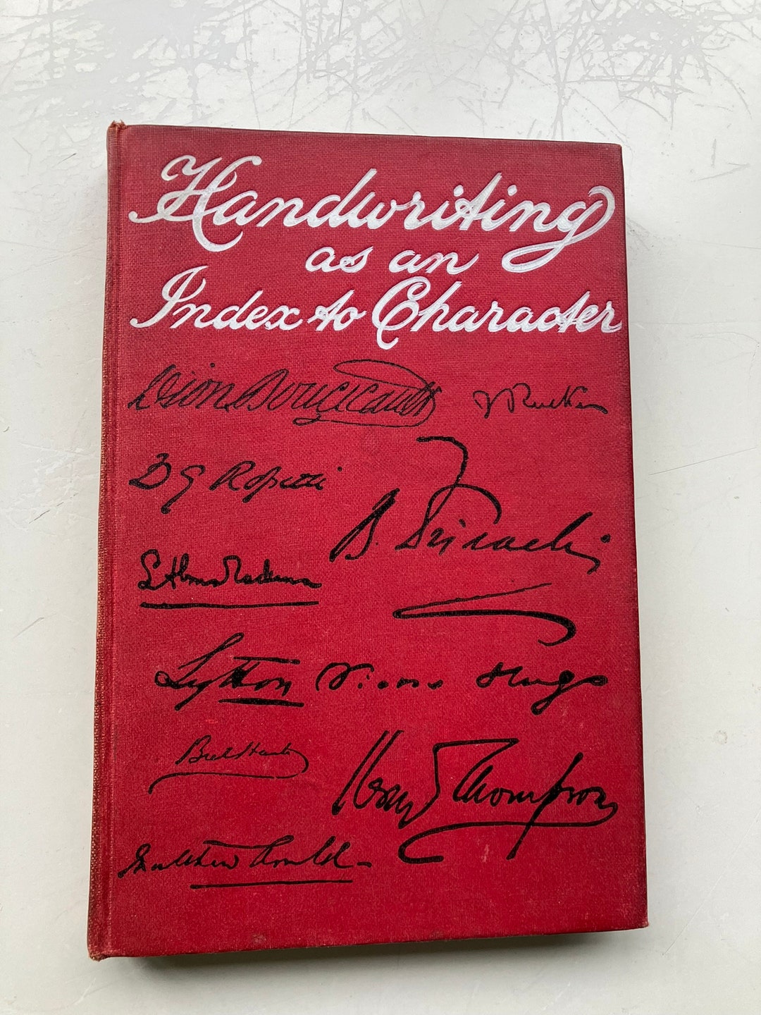 Vintage Book Handwriting as an Index to Character GRAPHOLOGY 1900s ...