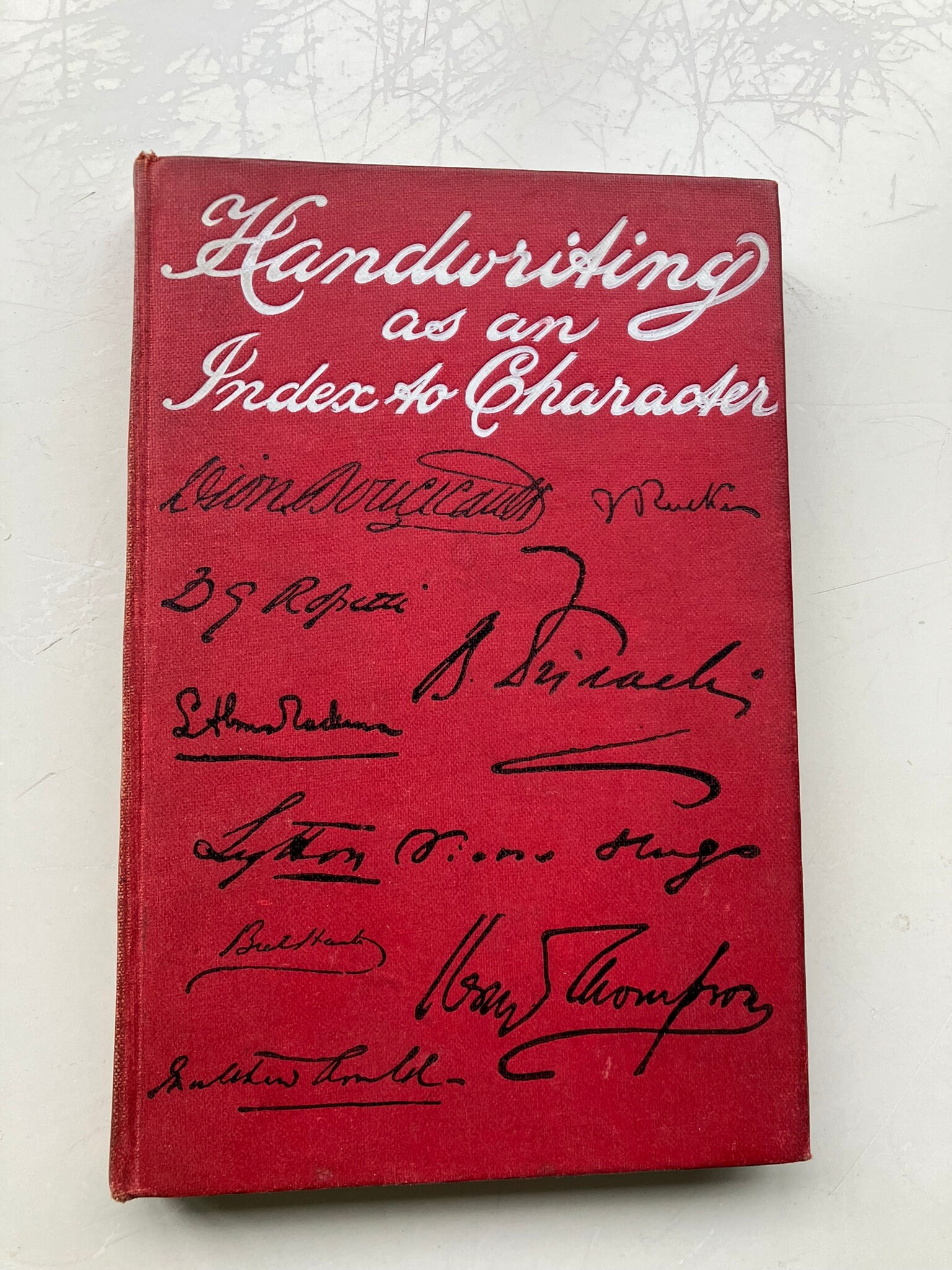 Vintage Book Handwriting as an Index to Character GRAPHOLOGY 1900s ...
