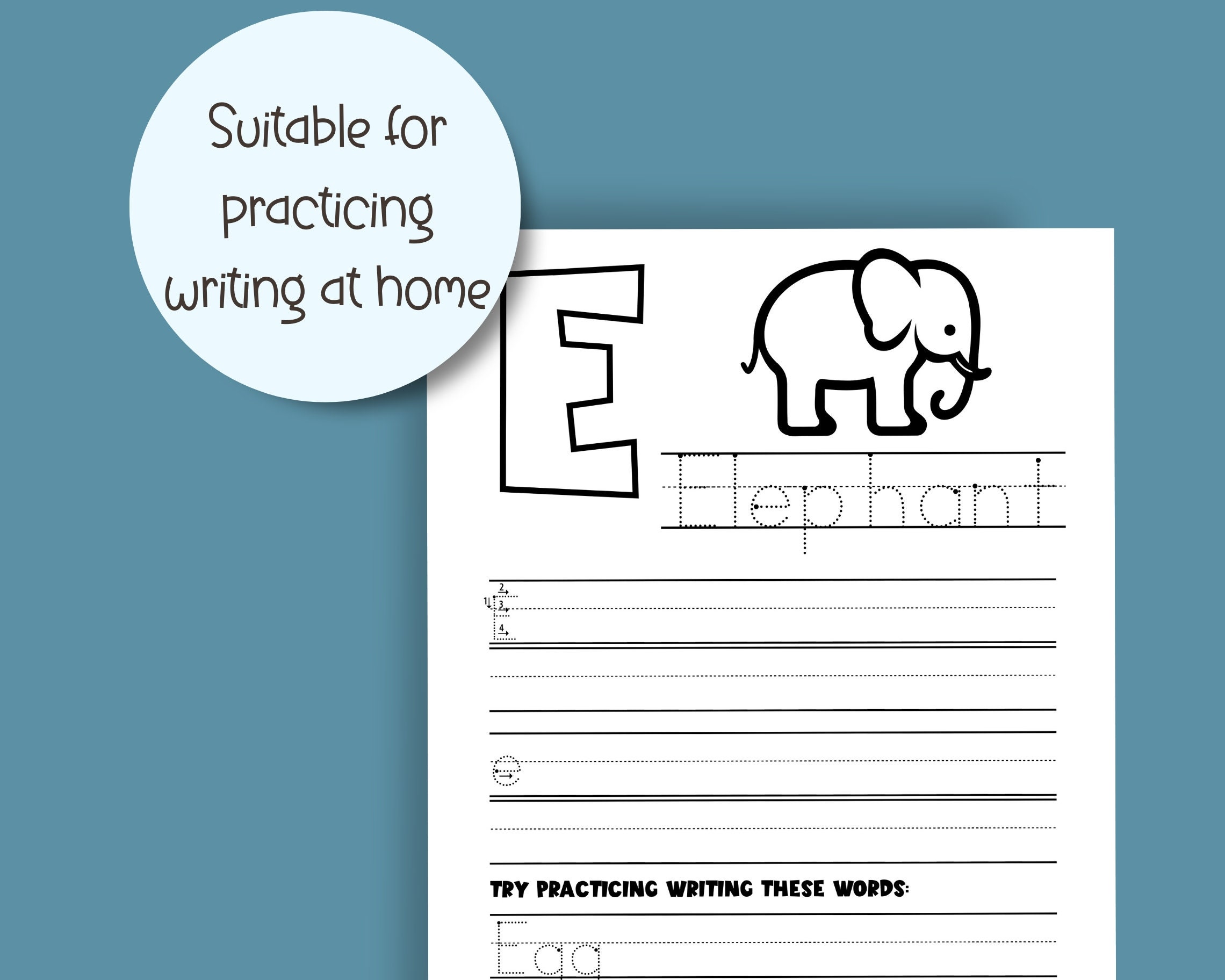 Alphabet Coloring & Practice Book Digital Download Back to School Fun ...