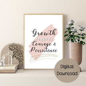 Motivational Quote Affirmation Poster Desk Decor for Women Motivational ...