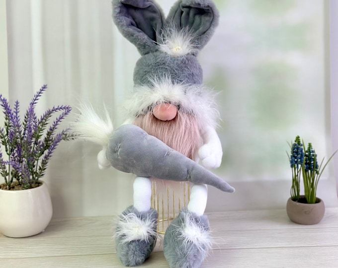 Fall/autumn Gnome Nisse 9 Inch Crimson Red Color With Brown Beard and ...