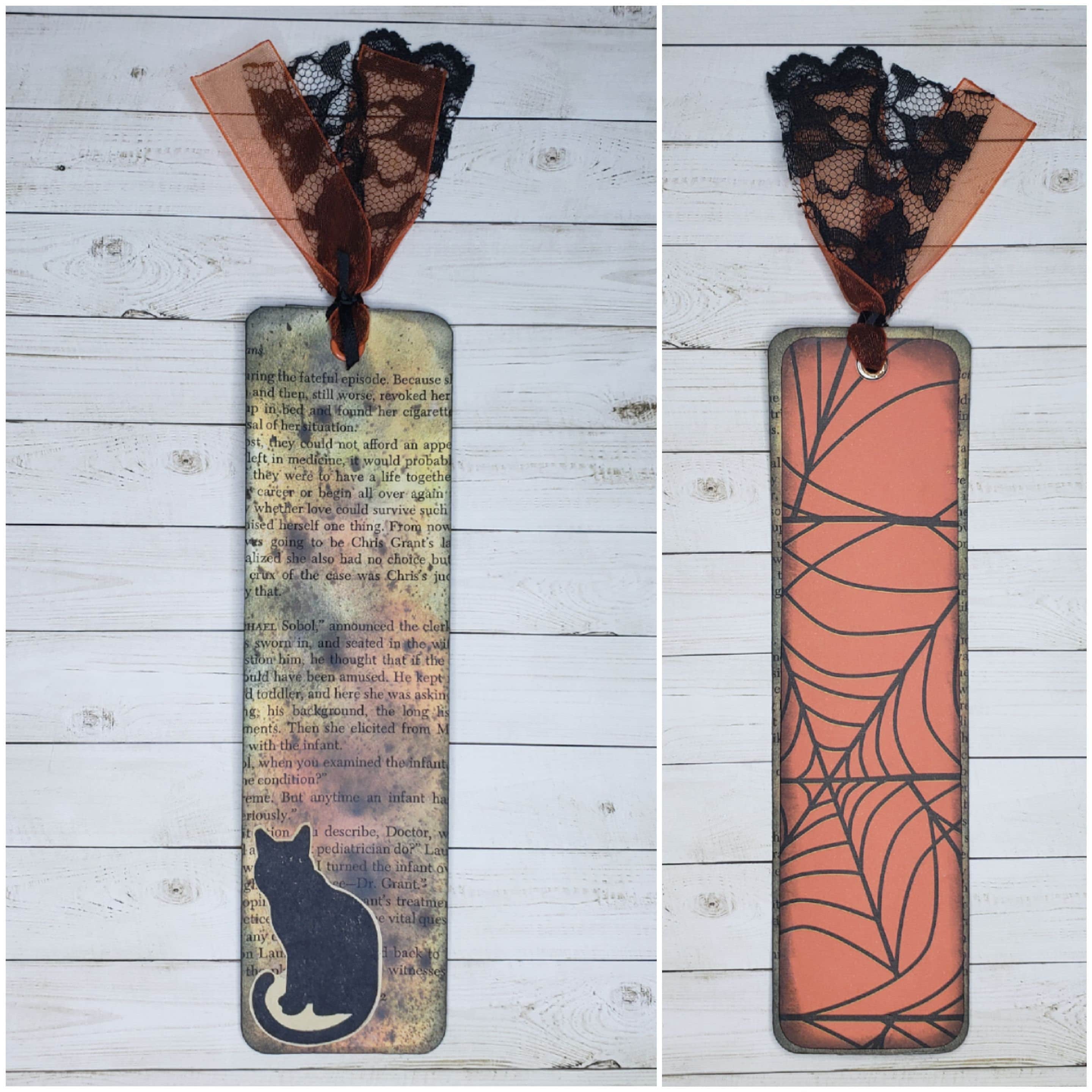 Bookmarks Handmade Bookmarks Mixed Media Junk Journal Bookmarks Collage ...