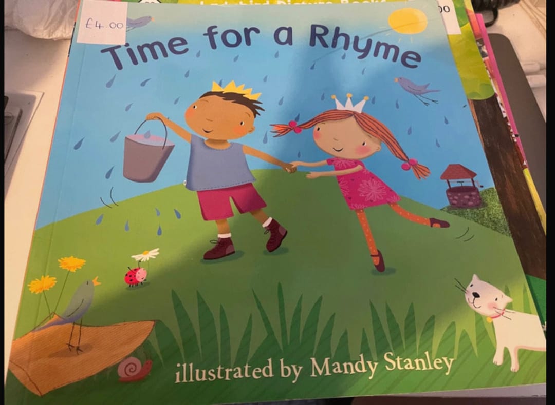 Time for a Rhyme Children's Book - Etsy