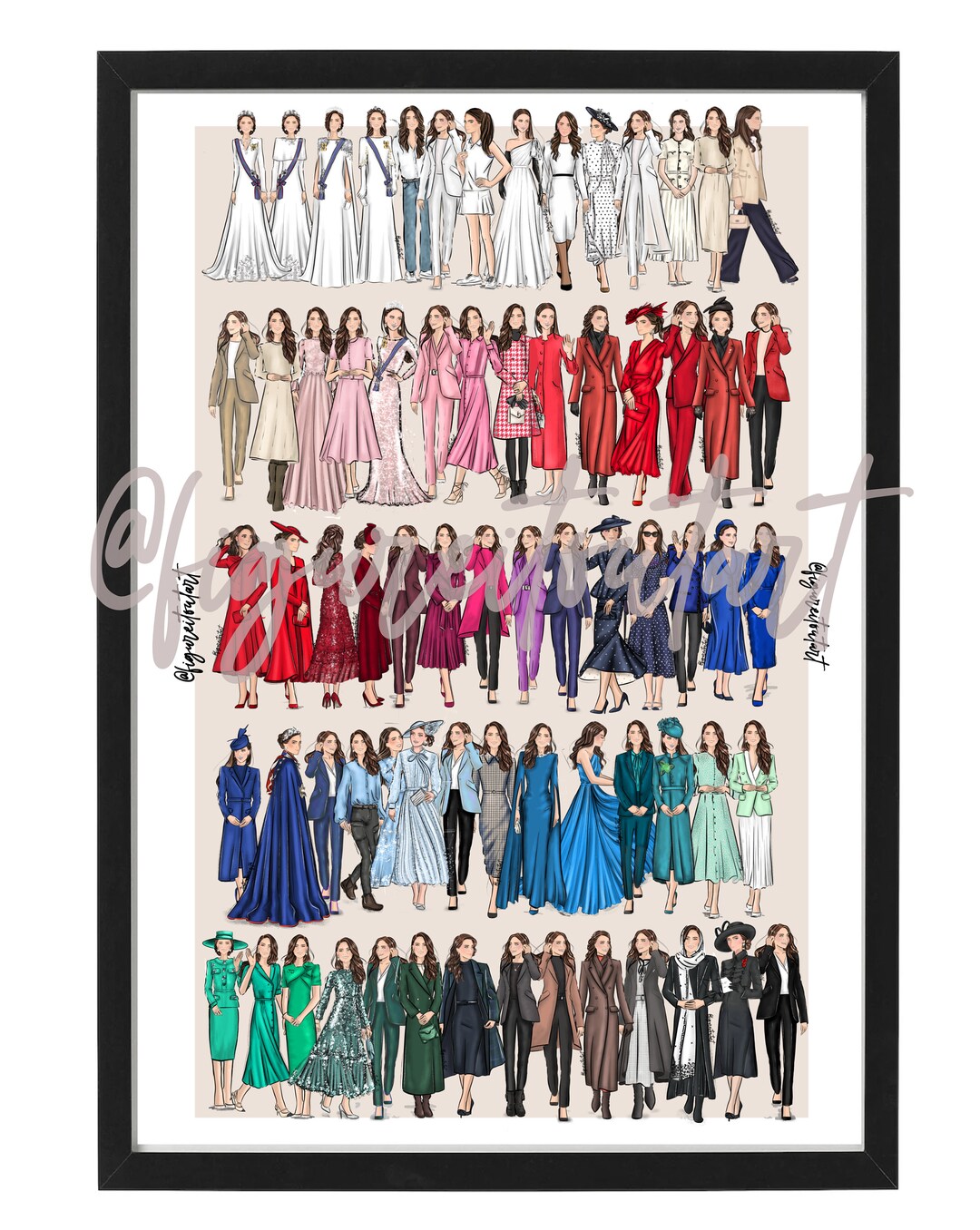 Colorful Kate Poster (TO DOWNLOAD) - Etsy