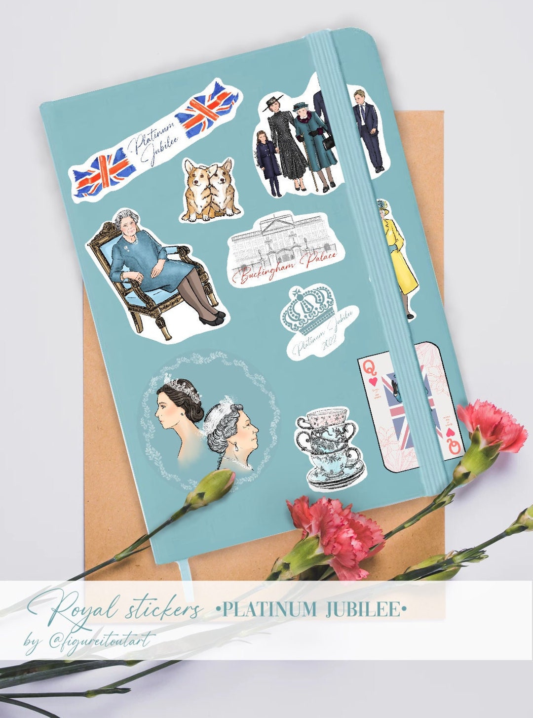 Royal Stickers - Platinum Jubilee (TO DOWNLOAD) - Etsy