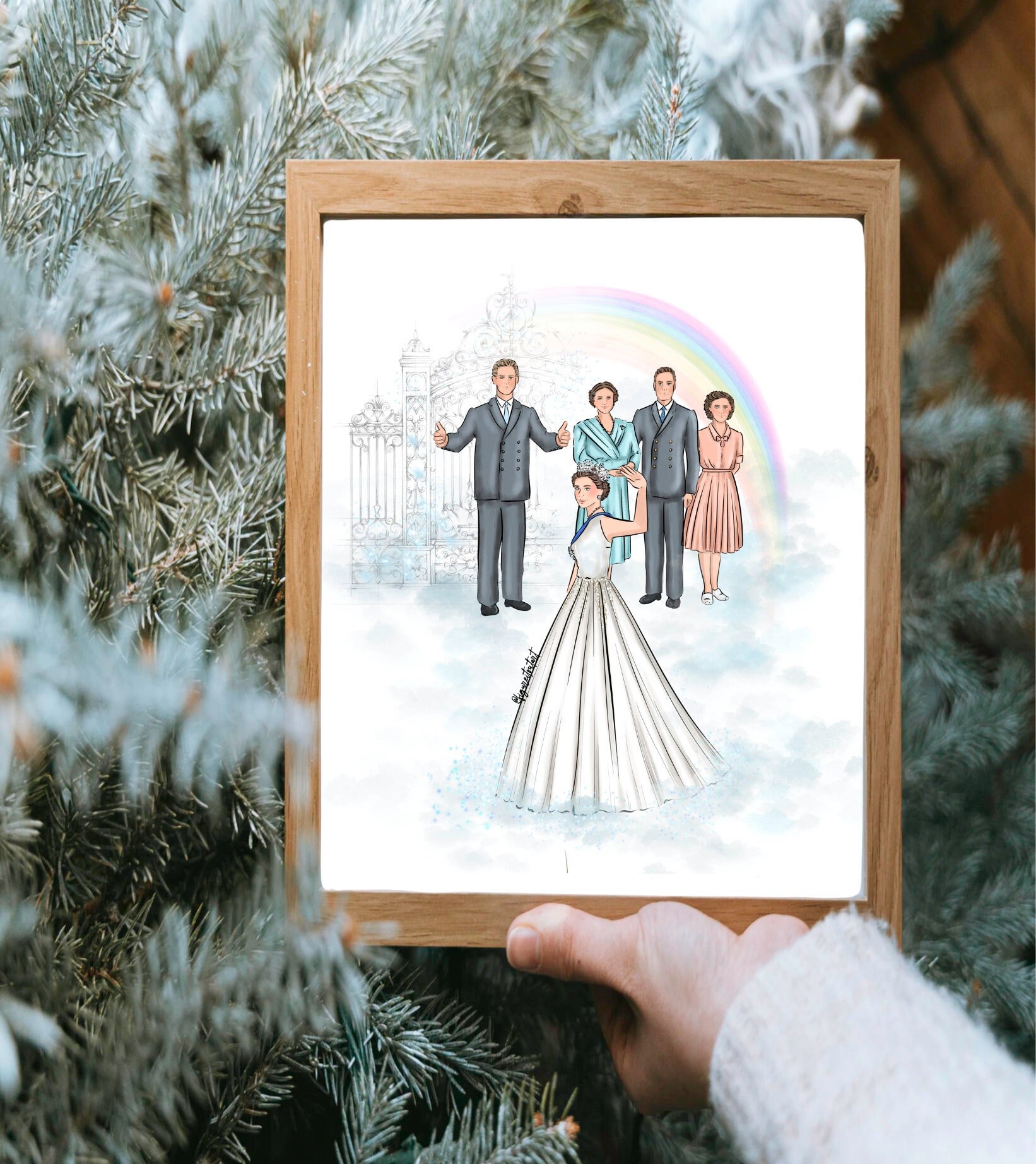 Saying Goodbye illustration to Download - Etsy