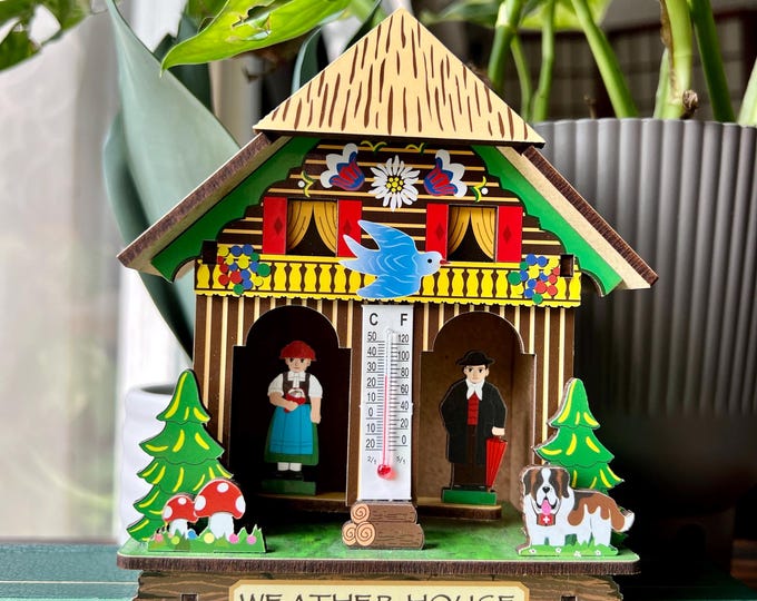 German Inspired Weather House - Etsy