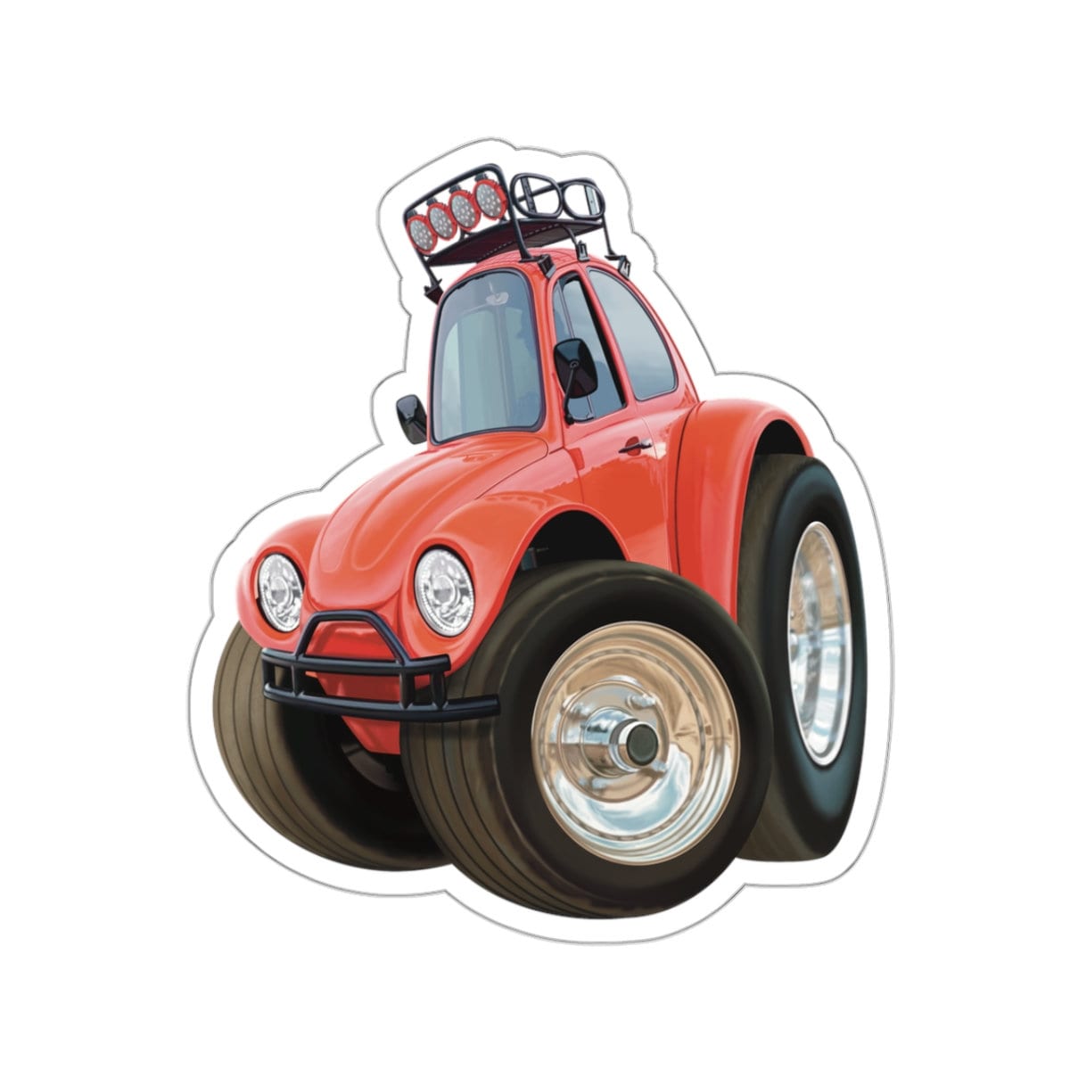 Volkswagen Beetle Buggy Sticker/decal for Water Bottle, Laptop, Phone ...