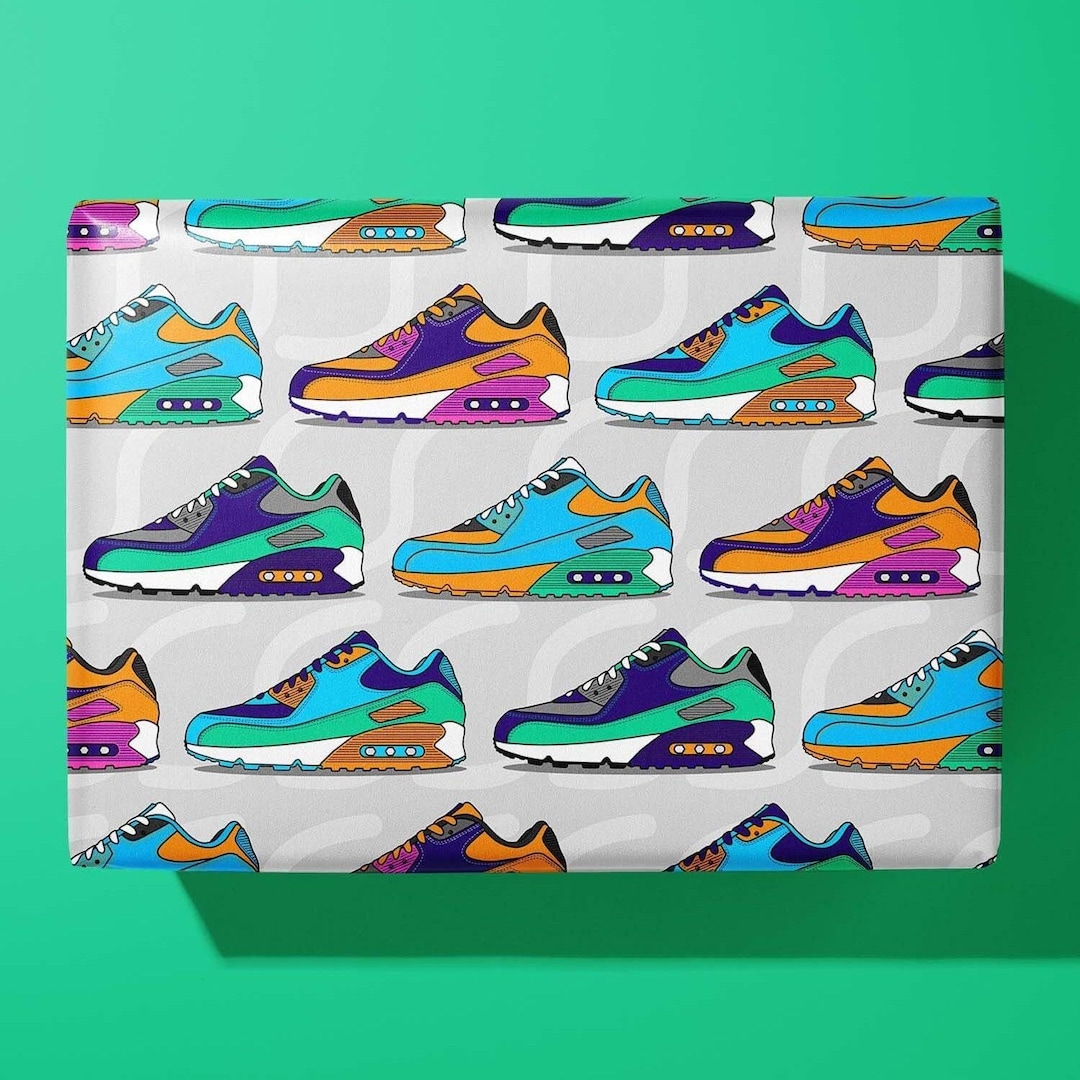 Funky Sneaker / Trainer - Wrapping Paper - Eco - Etsy