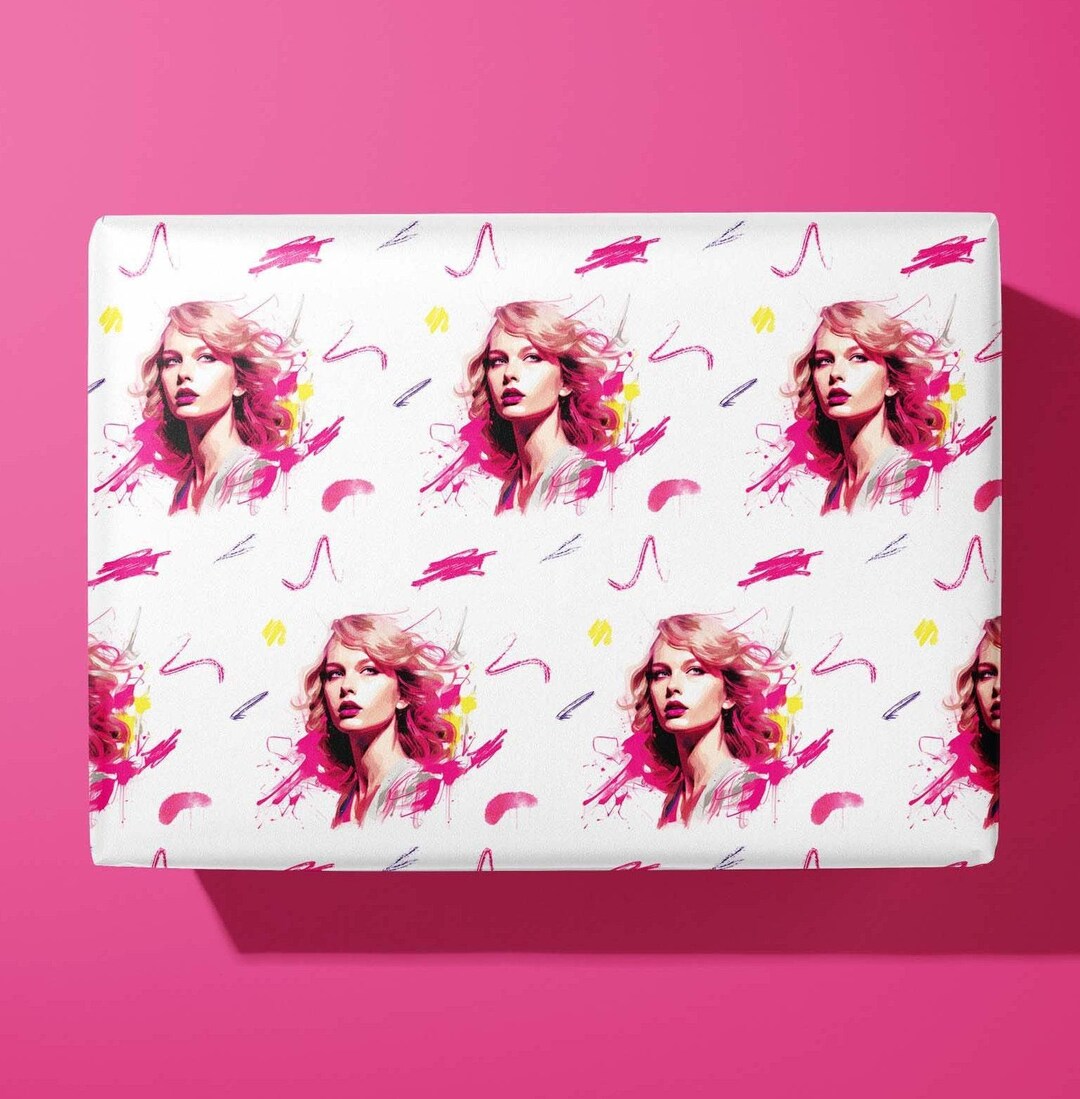 Taylor Swift Inspired Wrapping Paper - Water Colour Style - Etsy