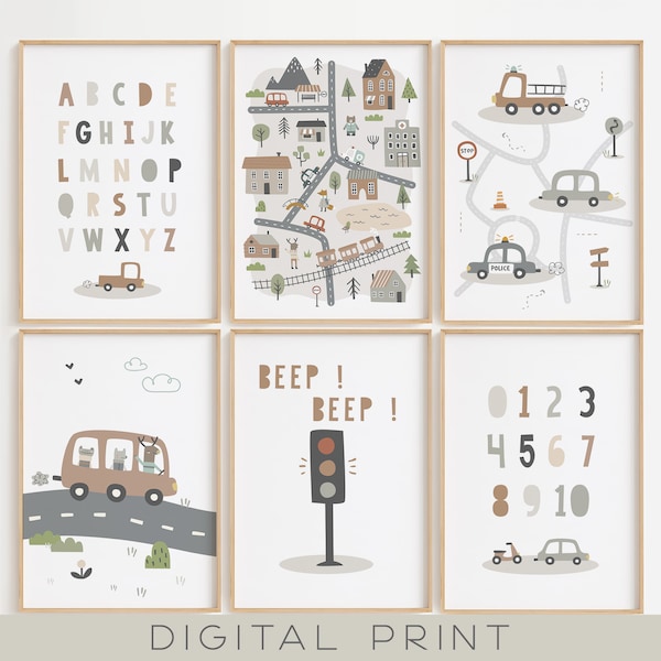 Car Posters Kids - Etsy