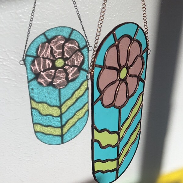 70s Stained Glass - Etsy