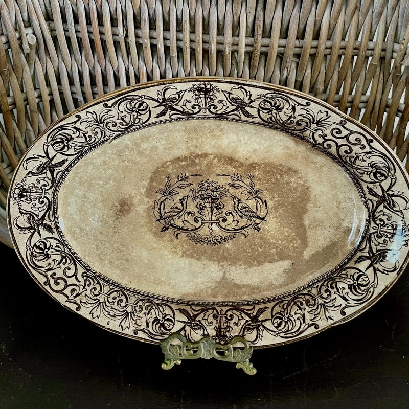 Transferware Platter - Etsy
