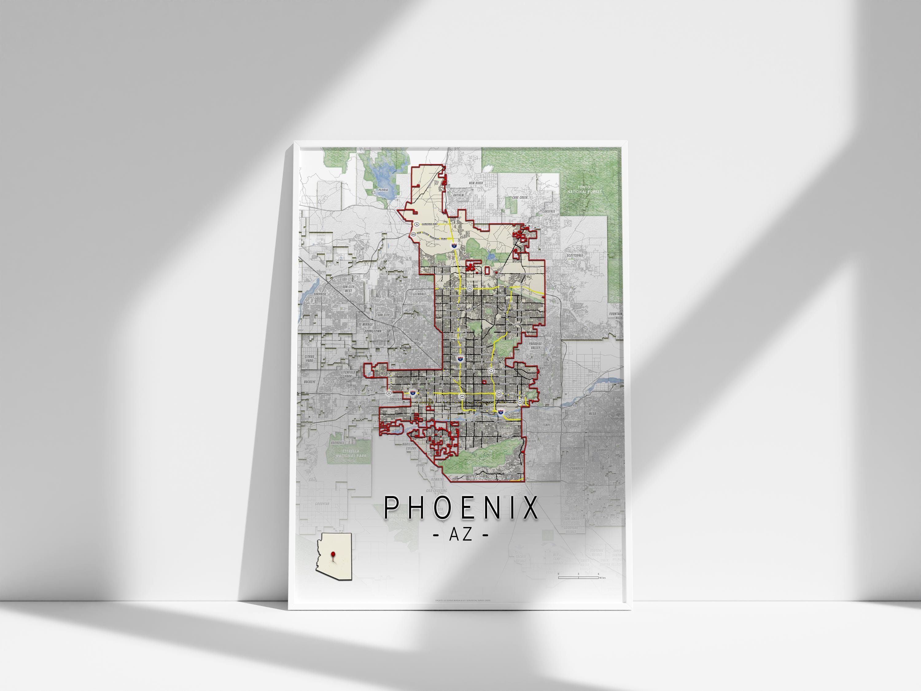 Arizona City Boundaries