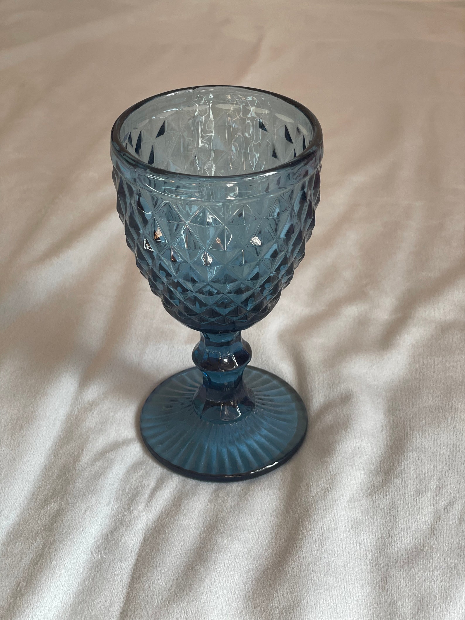 Colored Wedding Goblets Blue Goblets Goblet Glasses Wedding | Etsy