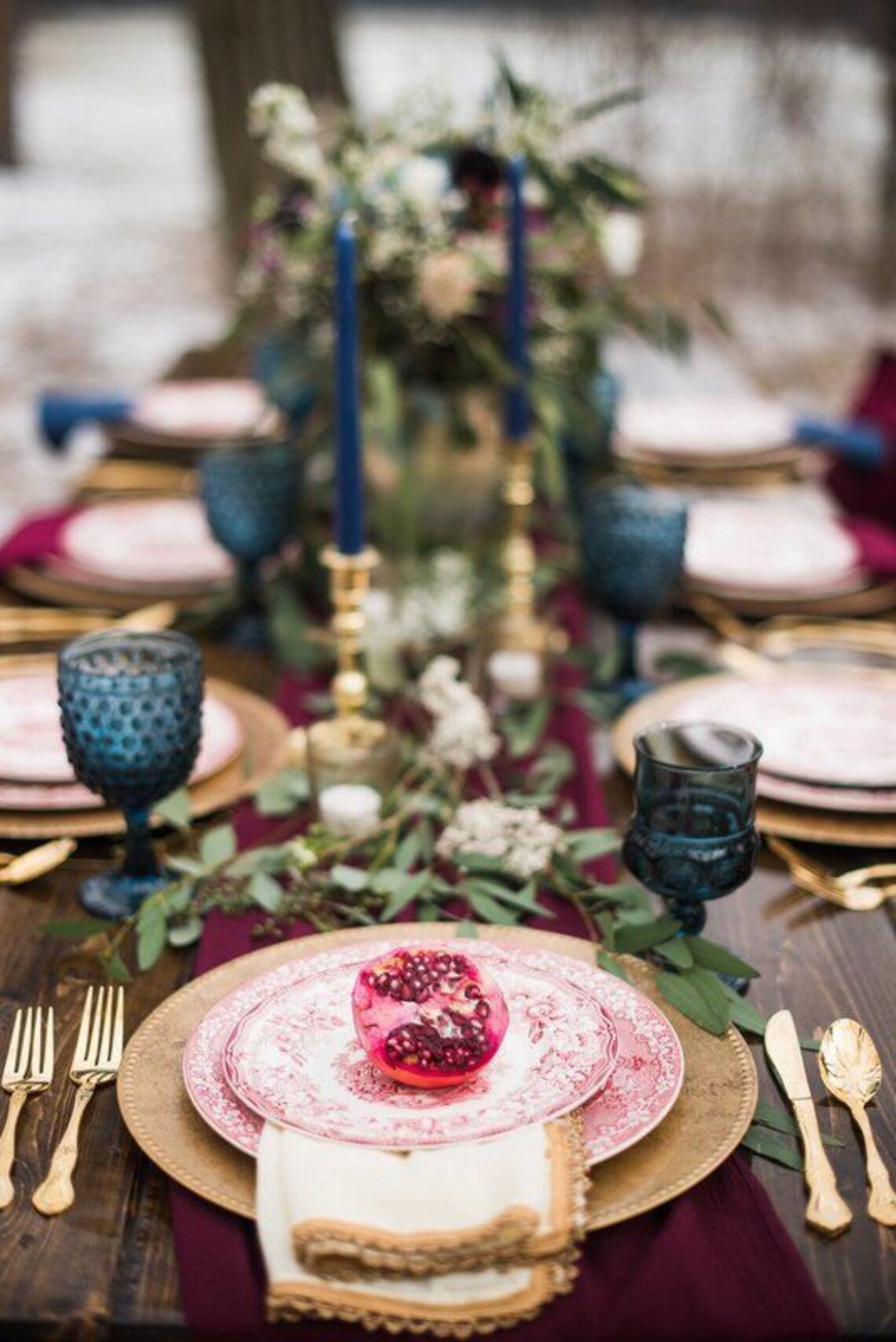 Colored Wedding Goblets Blue Goblets Goblet Glasses Wedding | Etsy