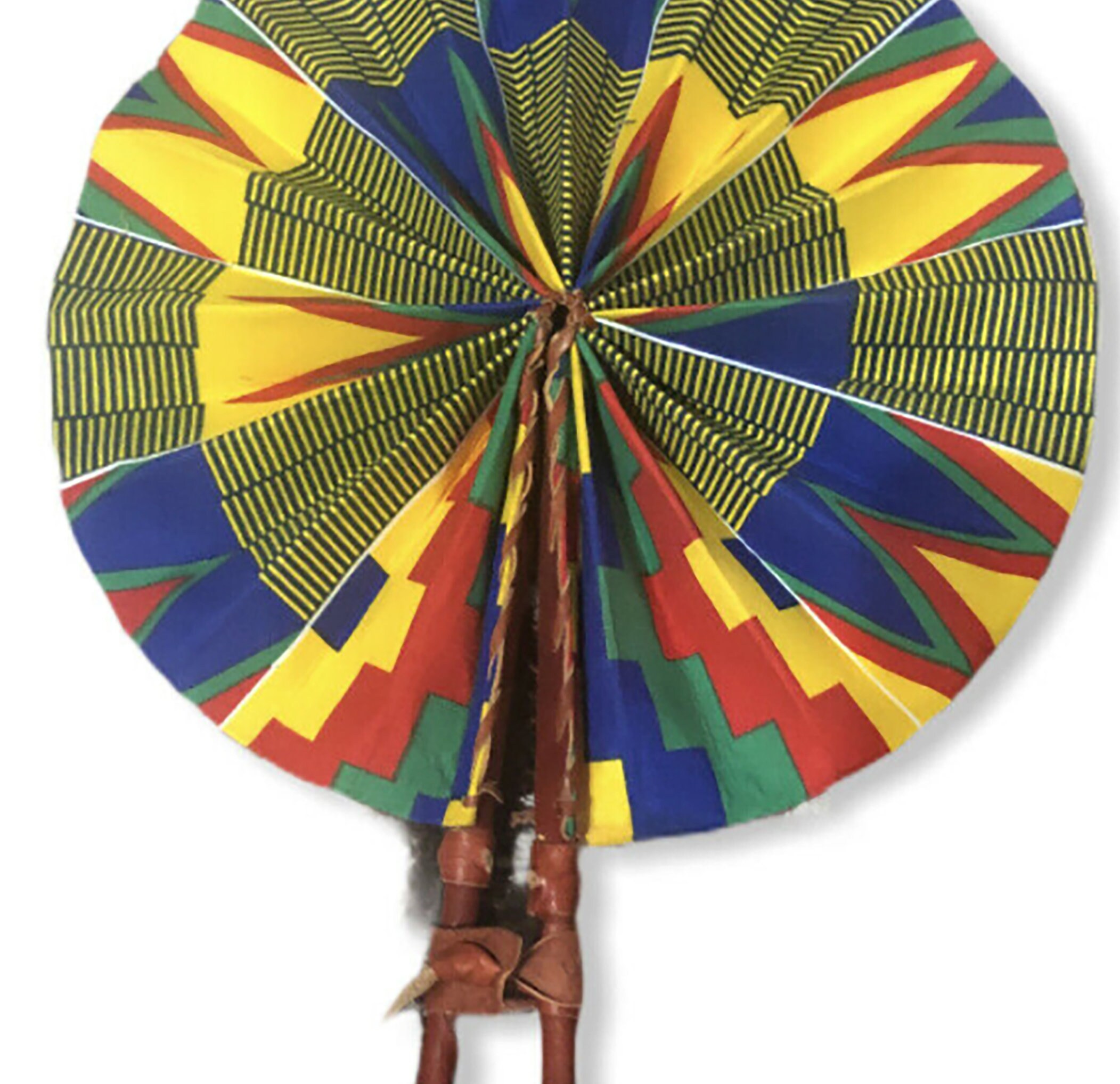 African Fabric Hand Fan GREAT FOR SUMMER Handmade - Etsy