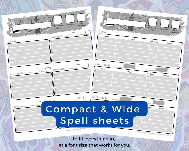 D&D Dyslexia Character Sheets Form Fillable Printable PDF - Etsy UK