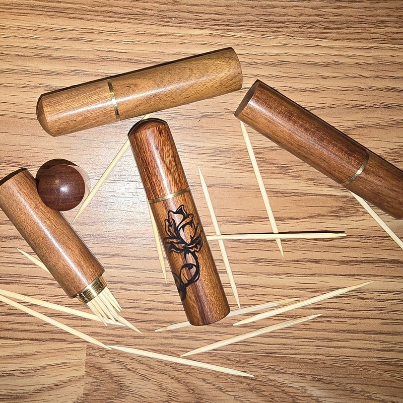 Personalized Toothpick Holder - Etsy