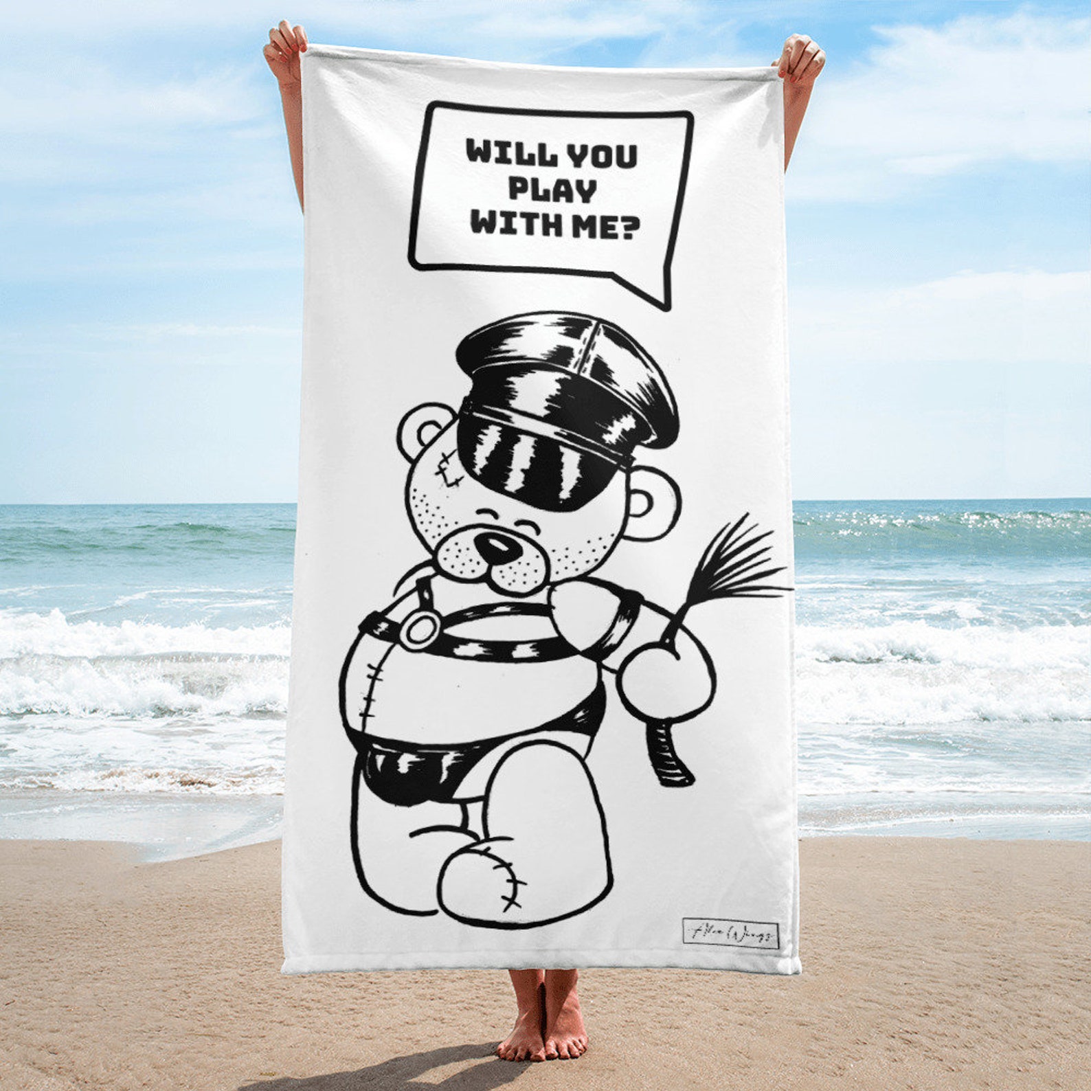Beach Towel Gay Lgbt Briefs Pride 2021 Teddy Bear Gay Etsy