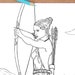 ARTEMIS COLORING PAGE Printable Colouring Adults Children - Etsy