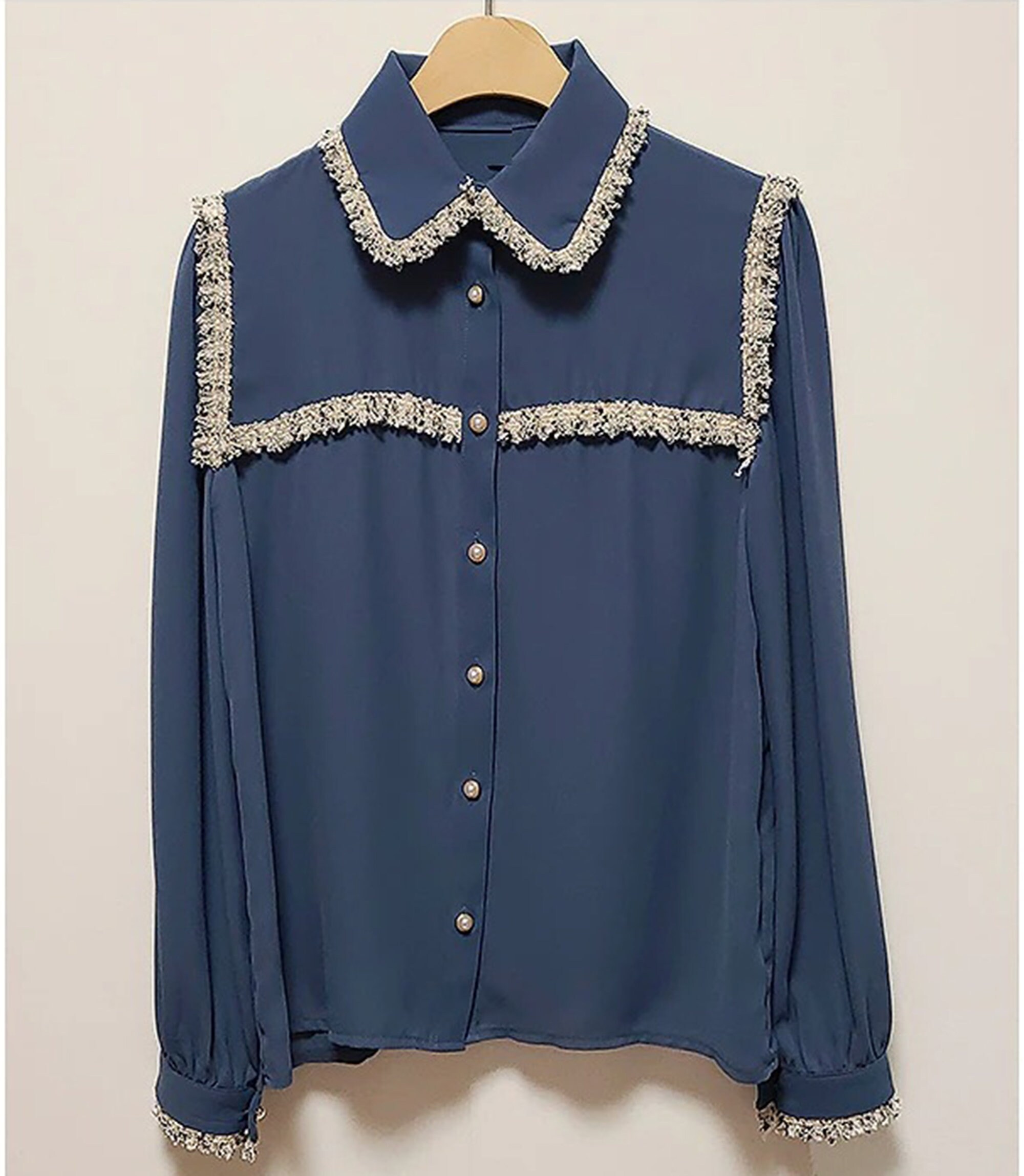 PREPPY Bow Tie School Girl Top Style Vintage Design Button - Etsy UK