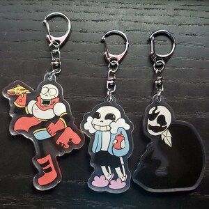 Undertale Skeleton Acrylic Keychains - Etsy
