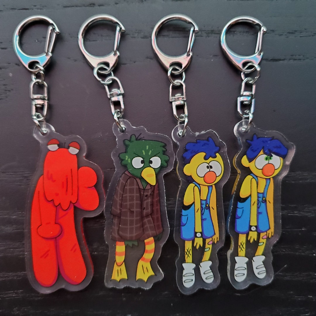 Don't Hug Me I'm Scared Acrylic Keychains - Etsy