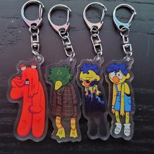Don't Hug Me I'm Scared Acrylic Keychains - Etsy