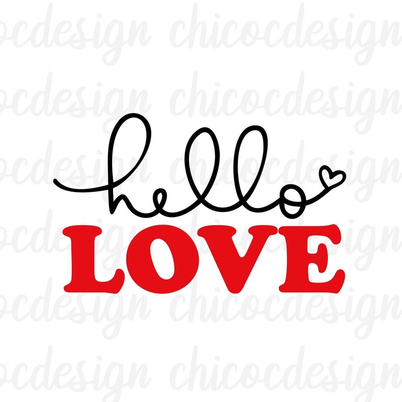 Love Svg - Etsy