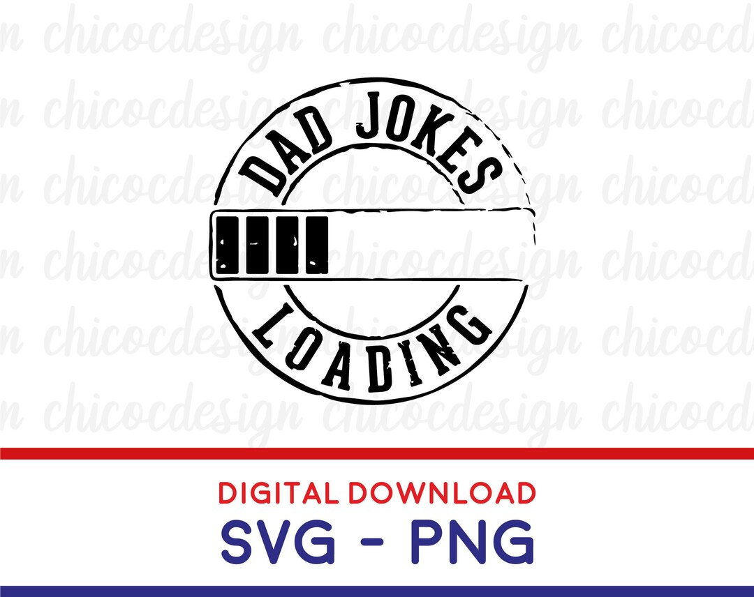 Dad Jokes Loading SVG, Dad Jokes Svg - Etsy