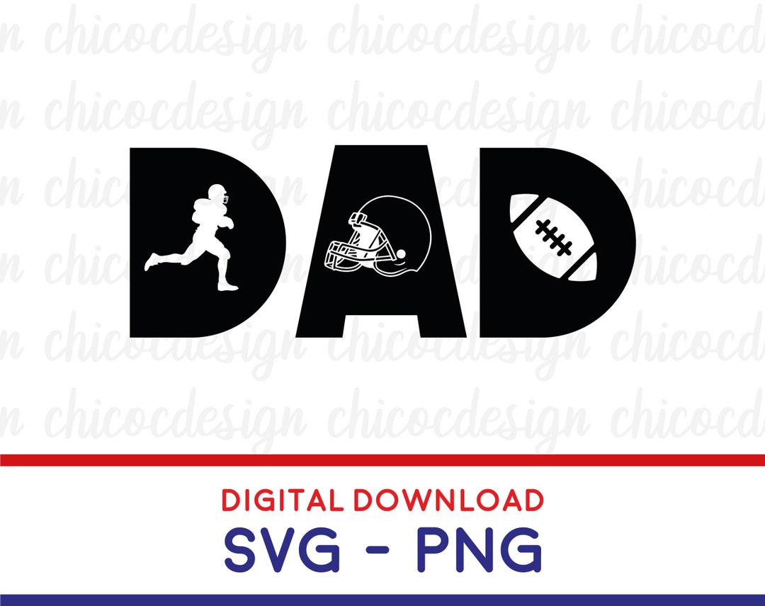 Football Dad Svg, Football Svg, Dad Svg, Football Daddy Svg,father's ...