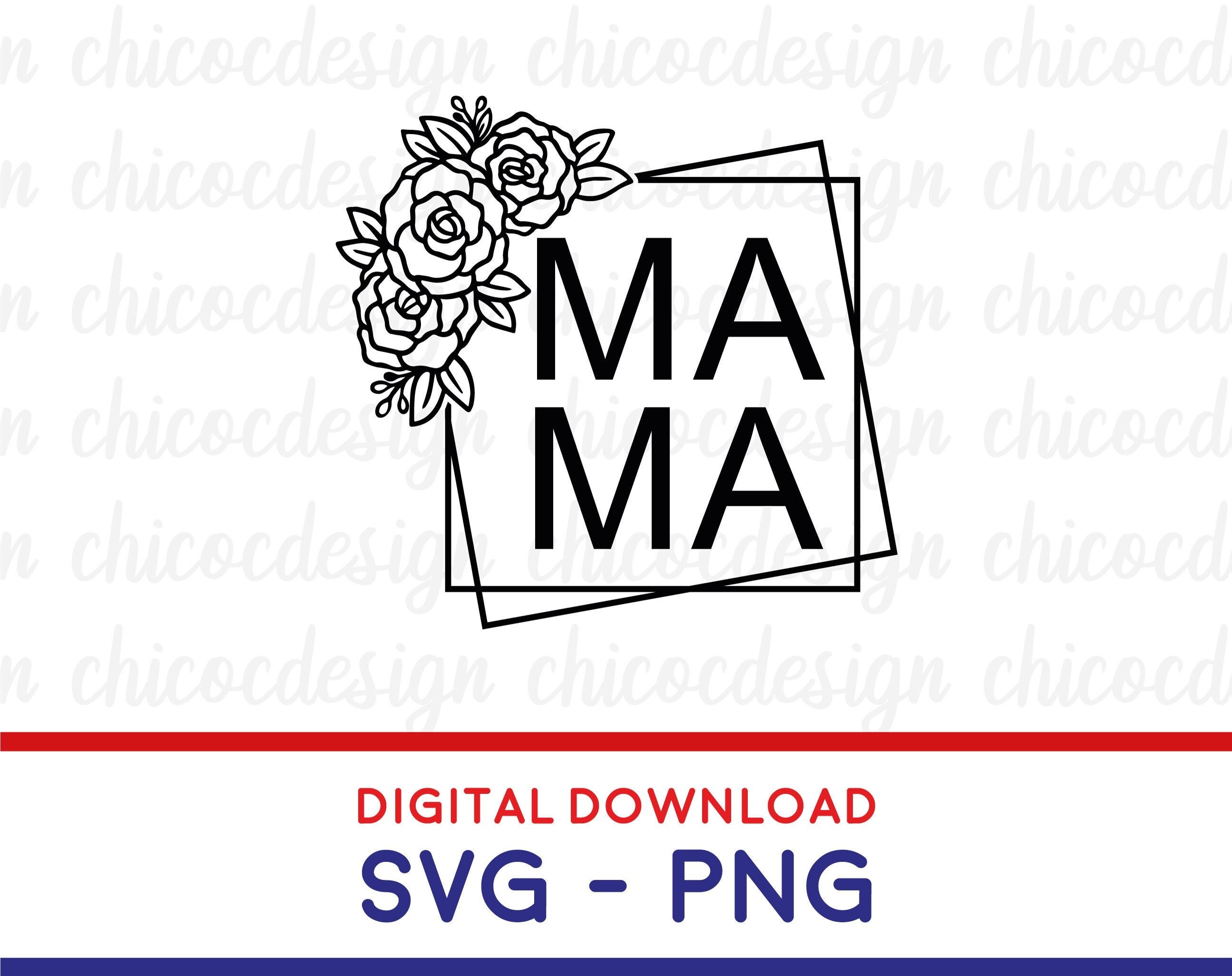 Floral Mama Square Svg Flowers Mama Svg Mama Square Svg - Etsy