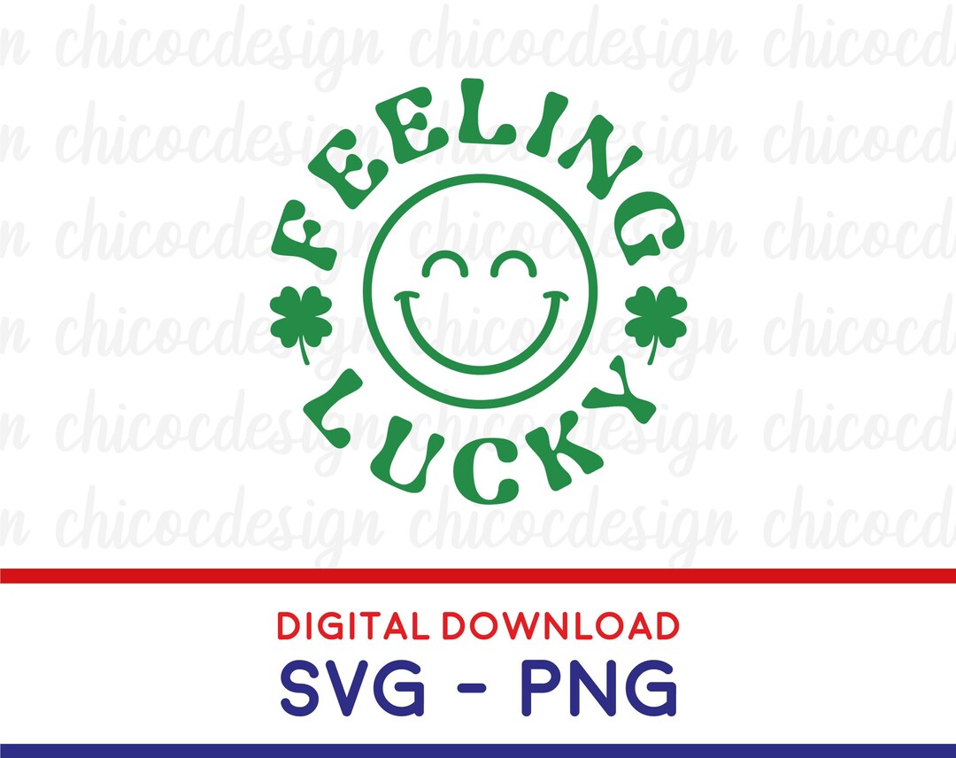 Feeling Lucky Smiley, Lucky Smiley svg, Kleeblatt svg, irish svg, St ...