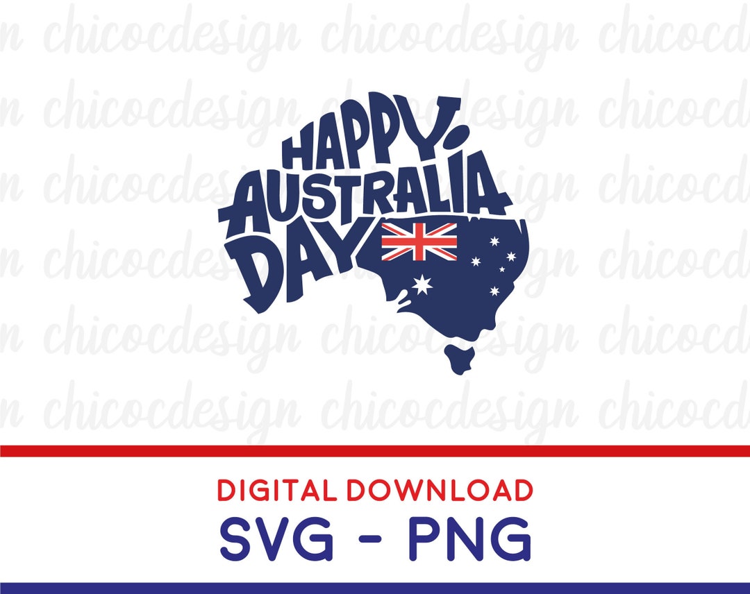 Happy Australia Day Svg,australia Day Svg,australia Svg,australia Flag ...