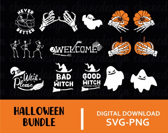 Halloween SVG Bundlehalloween PNG Bundlehalloween Svg Bundle | Etsy